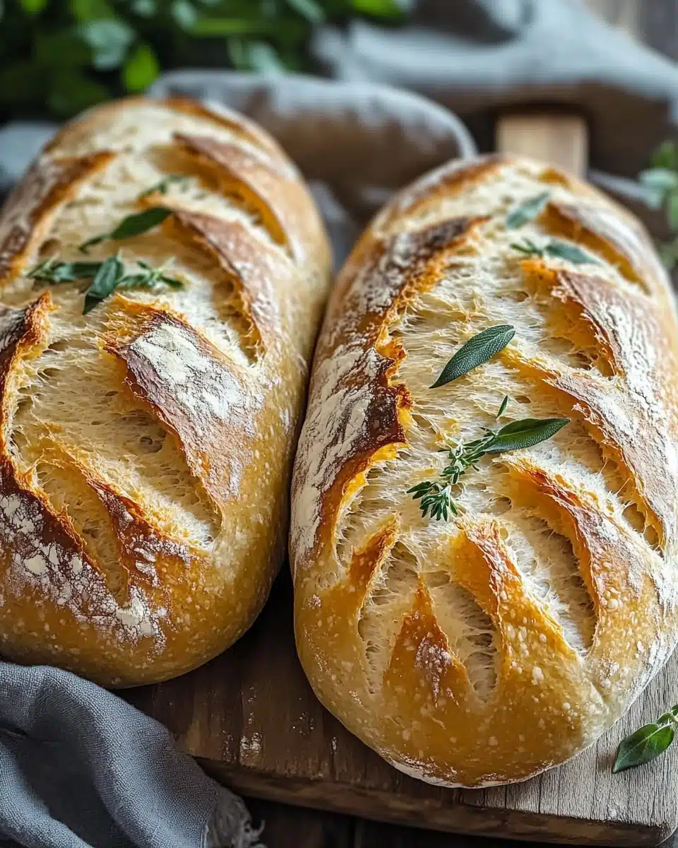Rustic Bread Recipe: Experience the Delight of Crusty Italian Bread