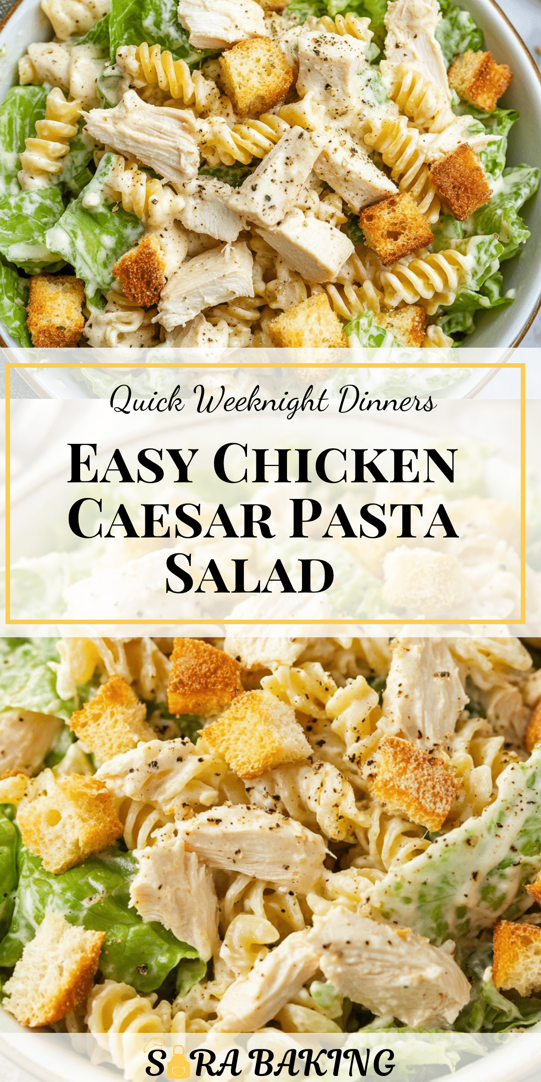 Chicken Caesar Pasta Salad Recipe: Quick & Delicious Main Course