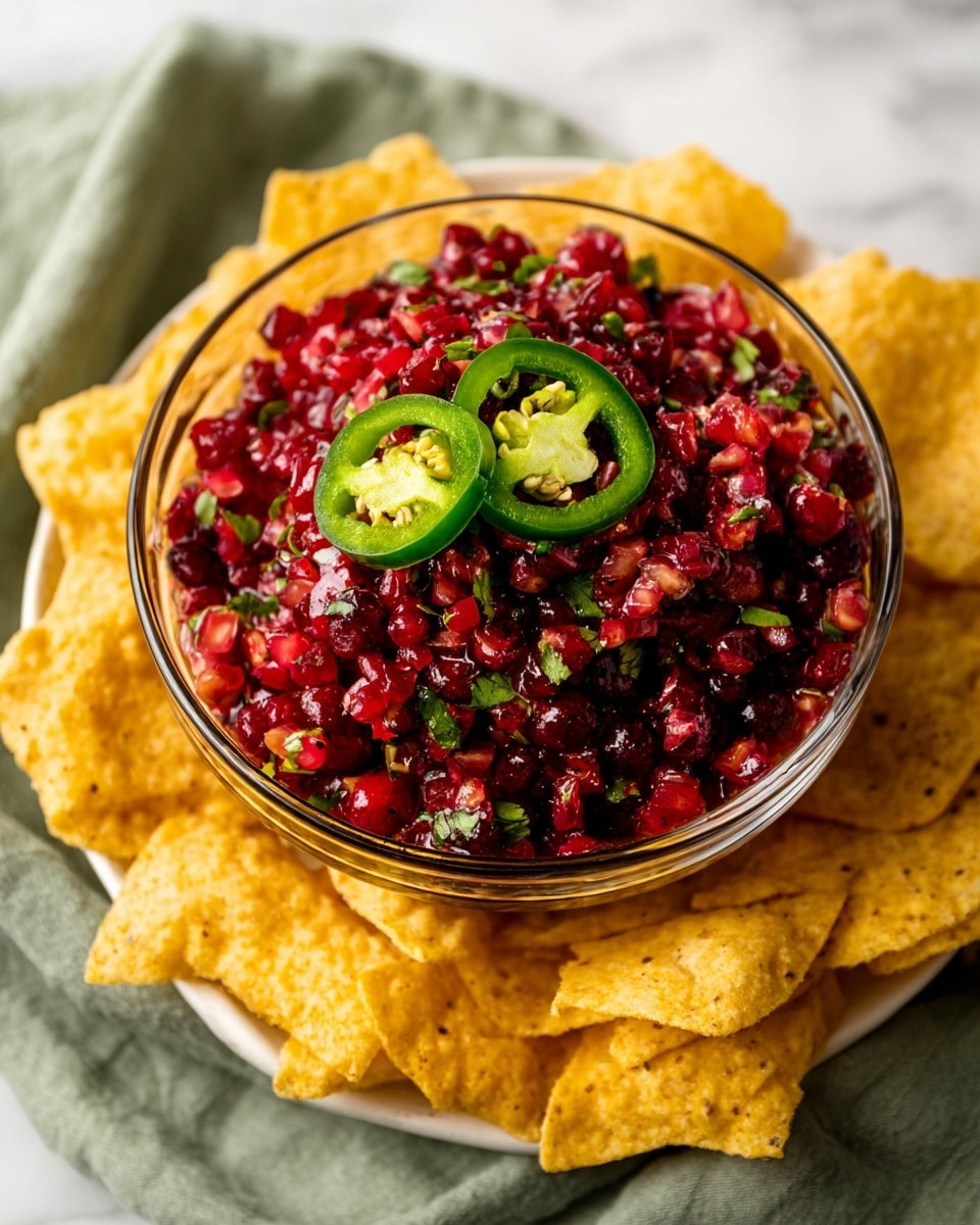 Cranberry Salsa: Bright, Flavorful Fruit Dip for Holidays