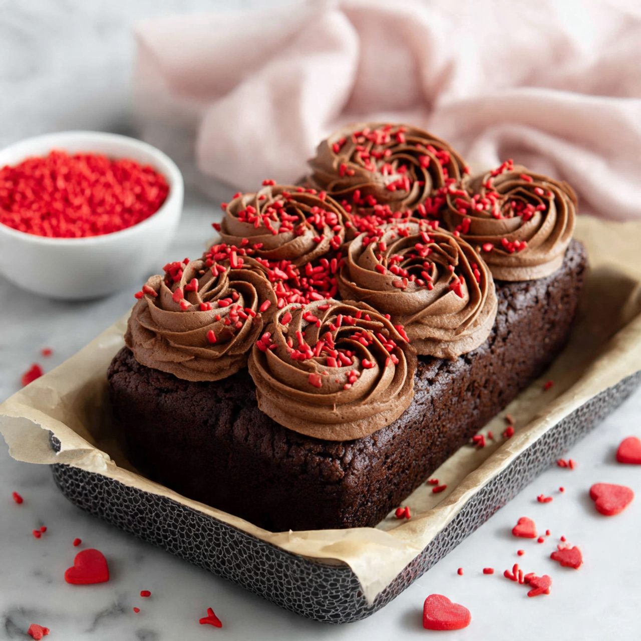 Hidden Heart Chocolate Loaf Cake: Romantic & Delicious