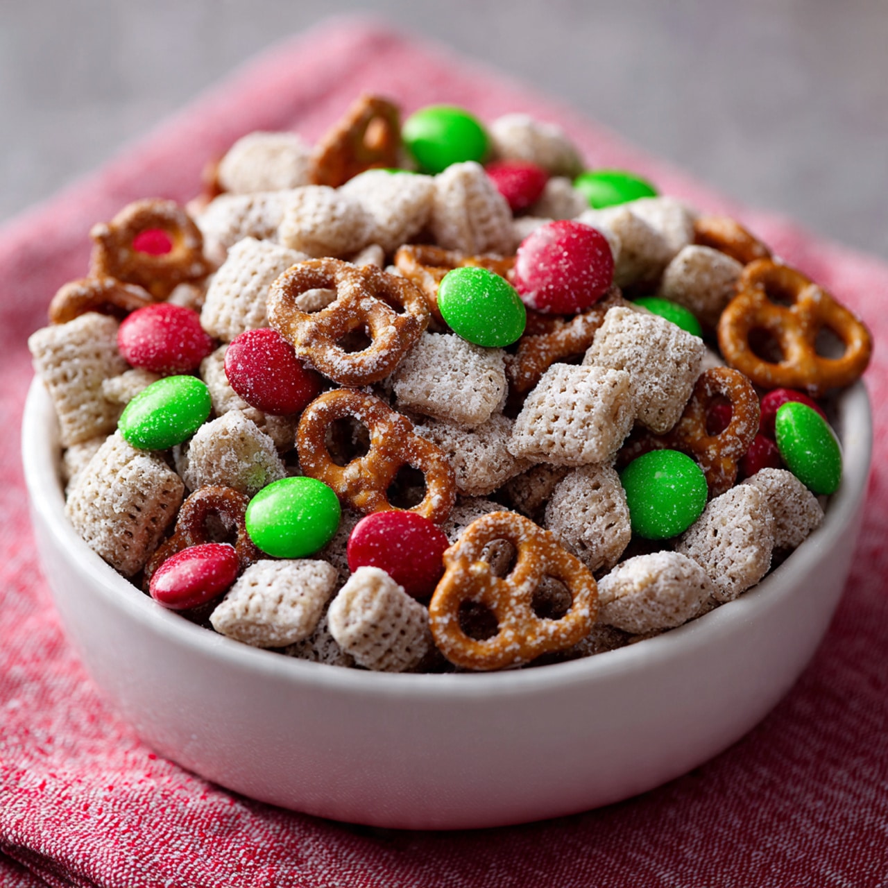 Reindeer Chow: Festive Holiday Snack Mix Your Guests Will Love