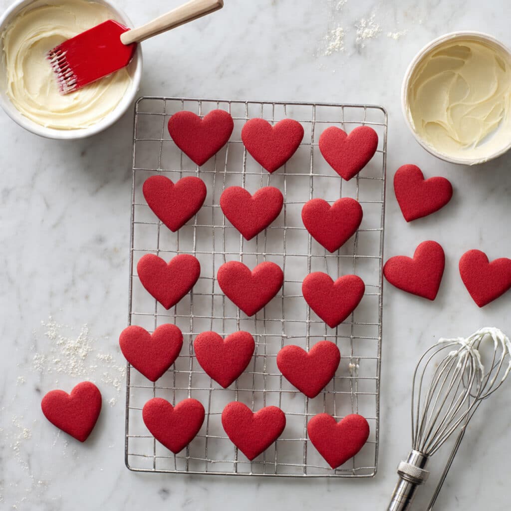 Heart-Shaped Red Velvet Whoopie Pie: Charming Valentine's Dessert