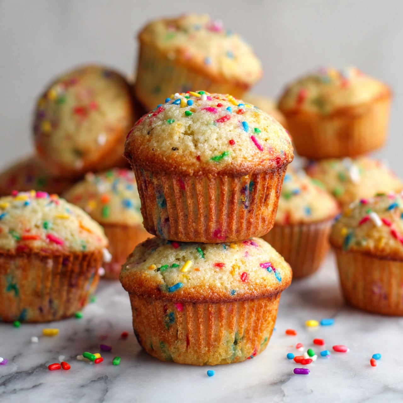 Birthday Cake Mini Muffins: Joyful, Colorful Treats for Celebrations