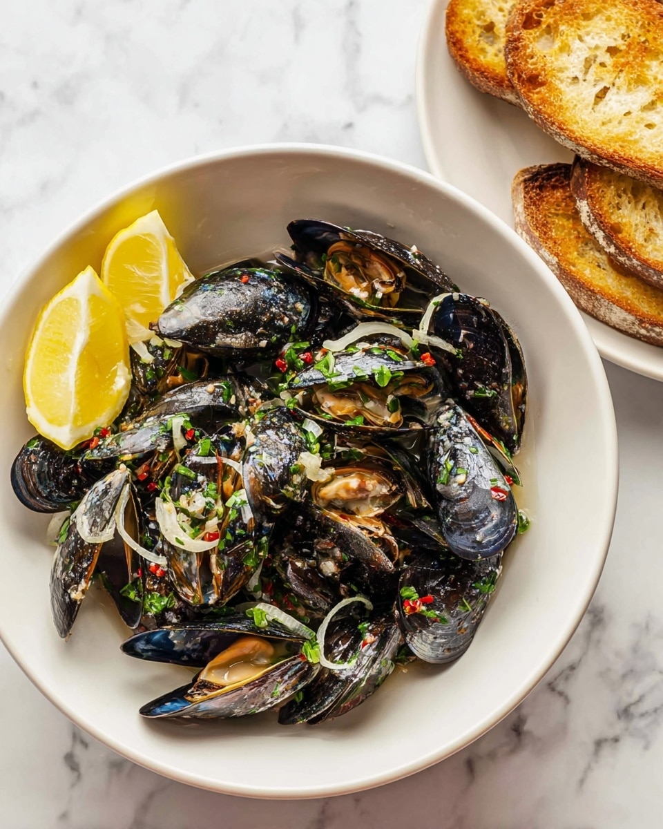 Drunken Mussels - Irresistible Seafood Dish with Bright Flavors