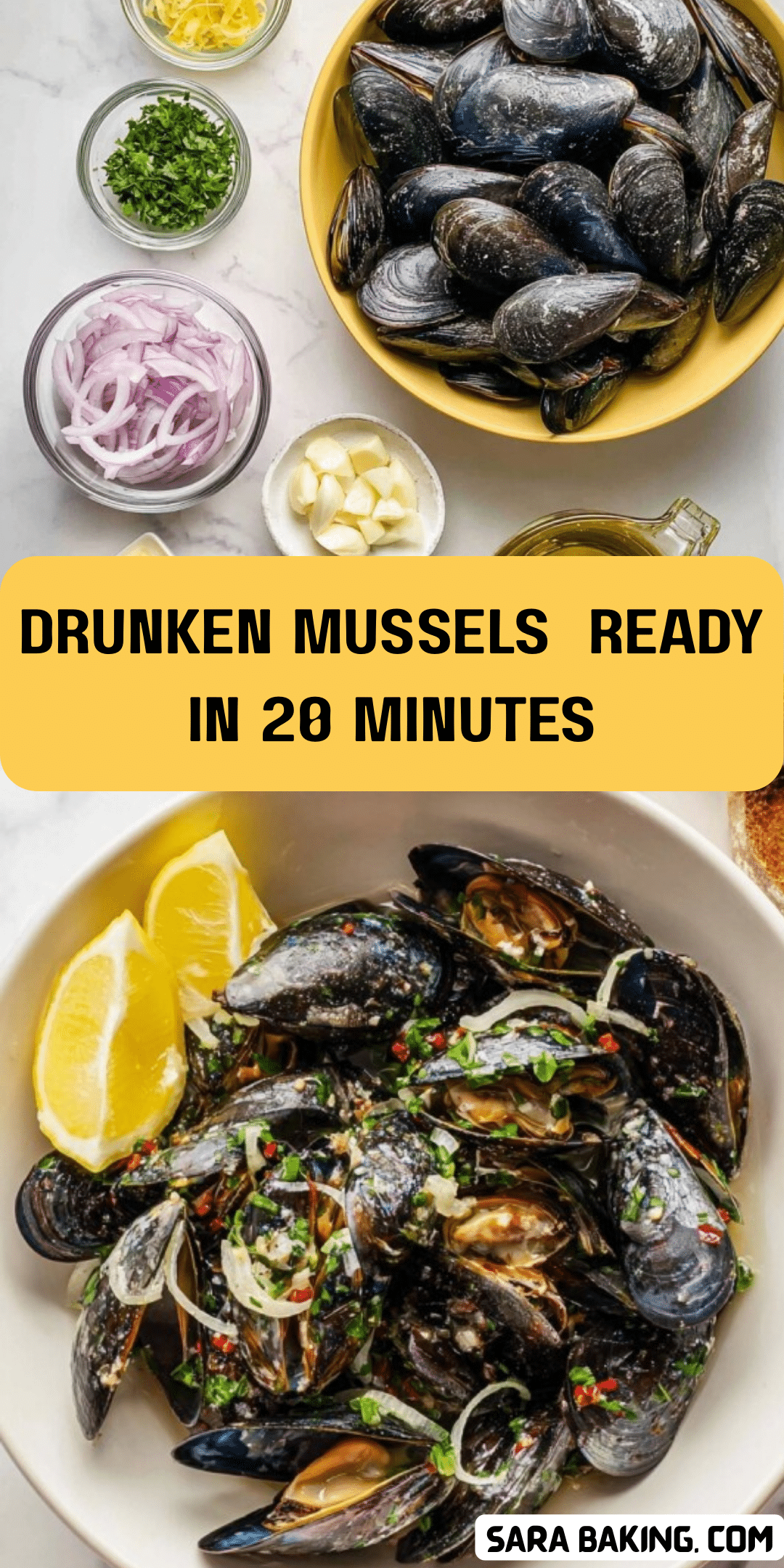 Drunken Mussels - Irresistible Seafood Dish with Bright Flavors