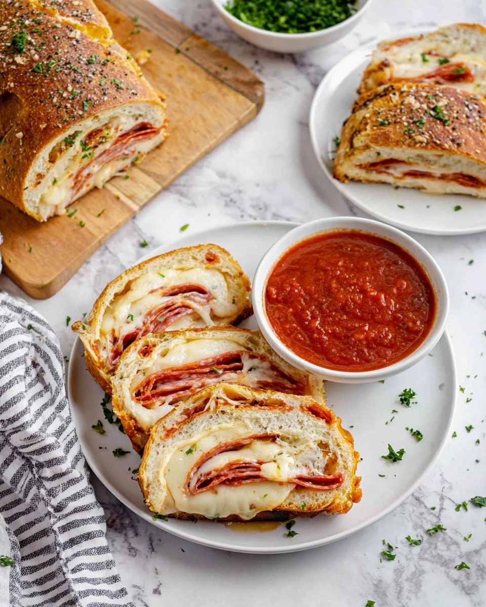 Pepperoni Stromboli: Easy, Crispy, and Flavorful Italian Delight